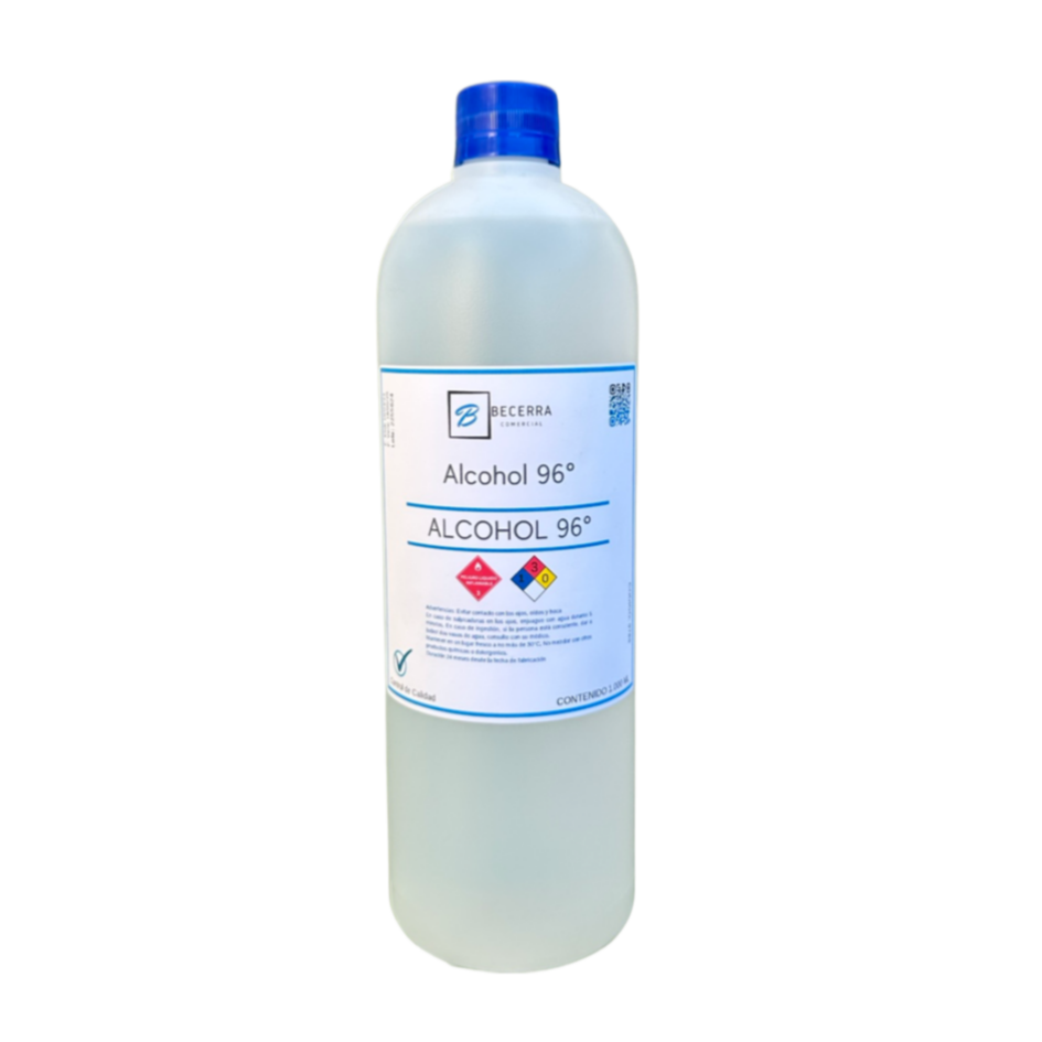 Alcohol Desnaturalizado 96° puro 1 LT