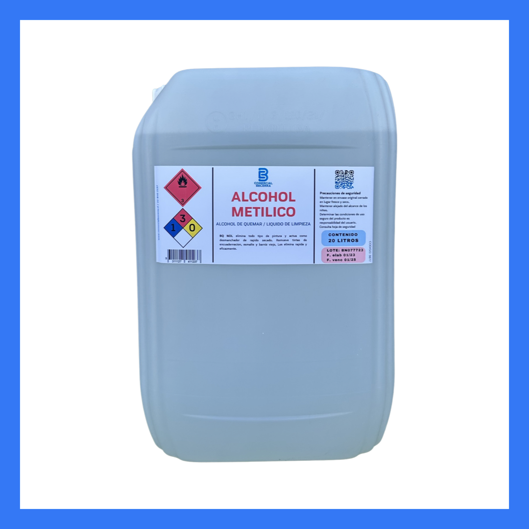 Metanol Alcohol Metílico 20 LT
