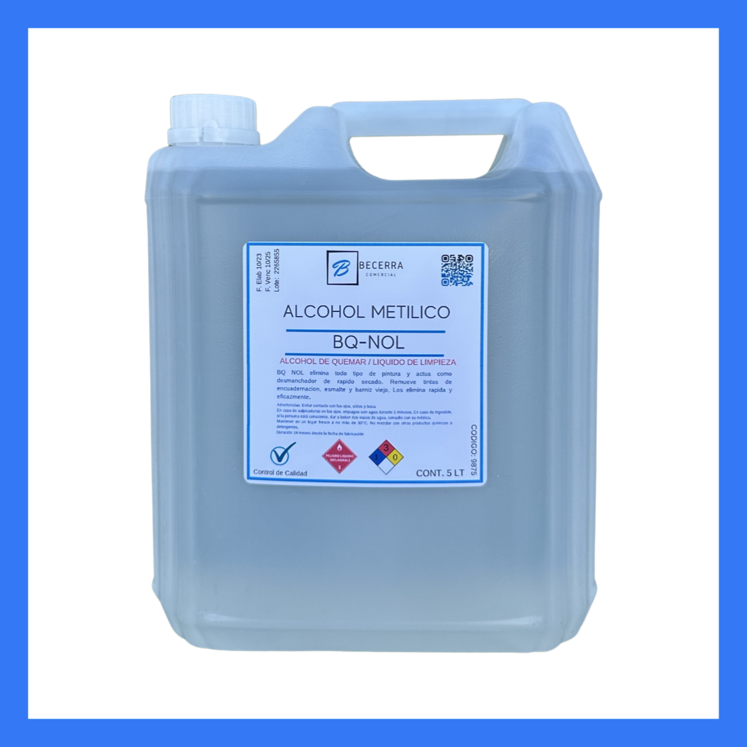 Metanol Alcohol Metílico 5 LT