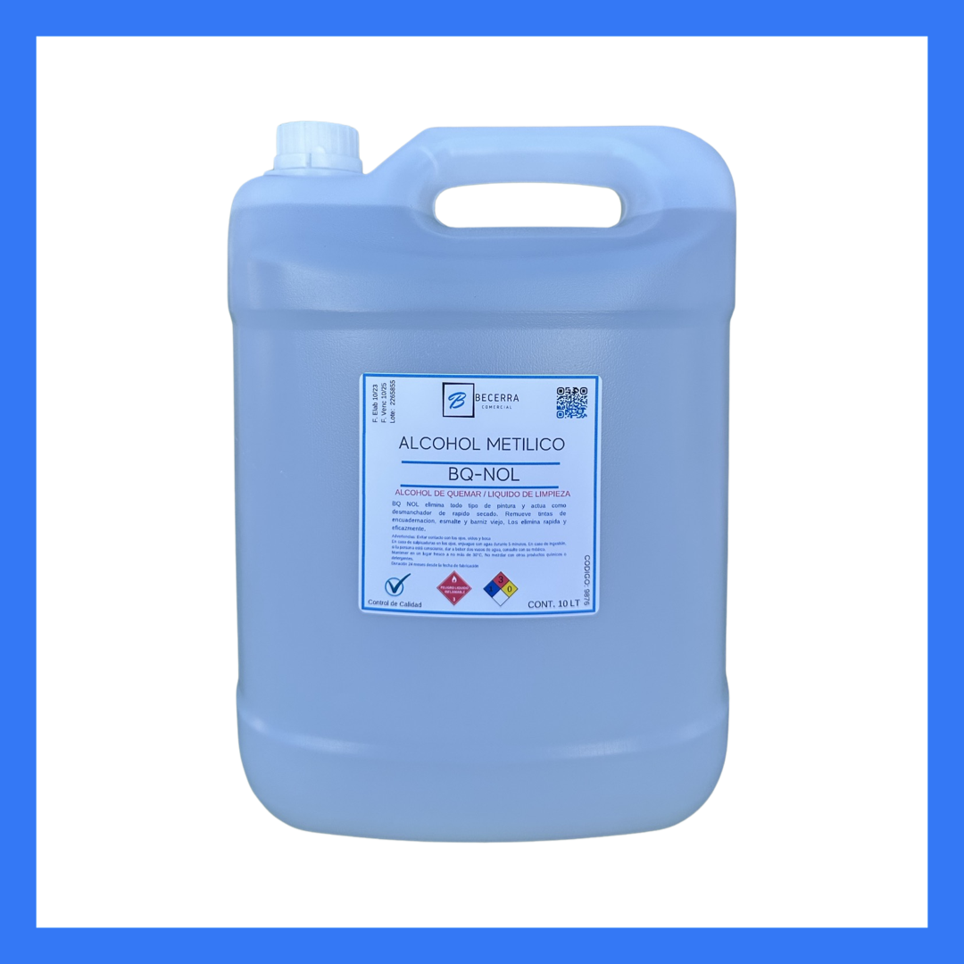 Metanol Alcohol Metílico 10 LT