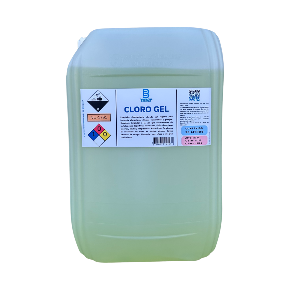 Cloro Gel 20 LT